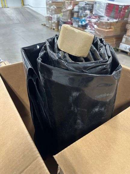 229" L x 151" W Inch Roll Of Black Plastic + Tar Tape - Lambrecht ...