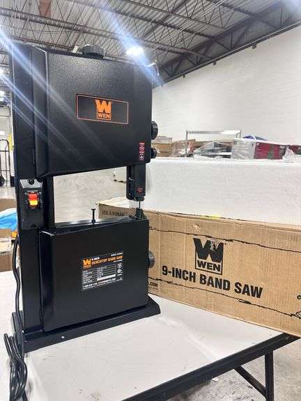 WEN BA3959 2.8-Amp 9-Inch Benchtop Band Saw - Lambrecht Auction, Inc.