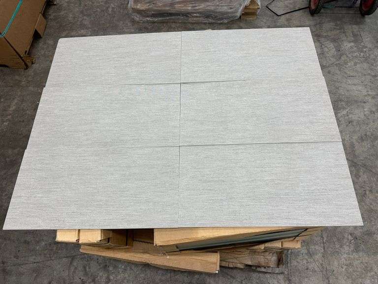 Craft Rope Wood Look Porcelain Tile 12"x24" - Lambrecht Auction, Inc.