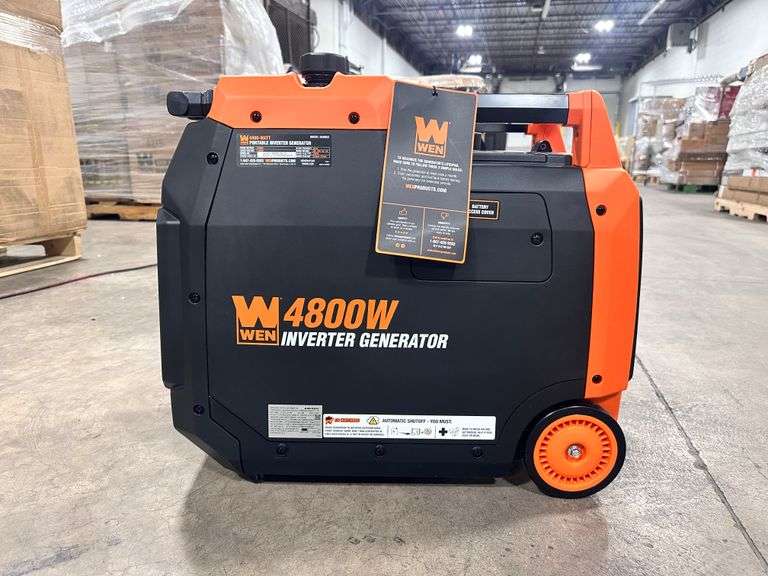WEN Quiet and Lightweight 4800-Watt RV-Ready Electric Start Portable ...
