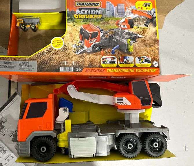 Matchbox Action Drivers Matchbox Transforming Excavator, Toy ...