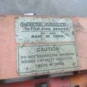 Hydraulic Pipe Bender, Porta-Power Feet - Lambrecht Auction, Inc.