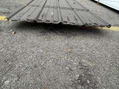 Textured Bronze Corrugated Metal Panel 3'x12' - Lambrecht Auction, Inc.