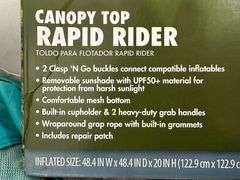 Ozark Trail Rapid Rider Canopy River Tube - Lambrecht Auction, Inc.