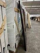 Merlot Mahogany Deco 2 PNL Fiberglass Door Slab 36"x80" - Lambrecht ...