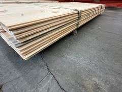 White Pine T&G WP4 Smooth Face Paneling 1"x8"x8' - Lambrecht Auction, Inc.