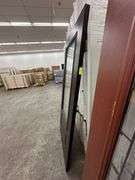 Merlot Mahogany Deco 2 PNL Fiberglass Door Slab 36"x80" - Lambrecht ...