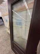 Merlot Mahogany Deco 2 PNL Fiberglass Door Slab 36"x80" - Lambrecht ...