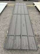 Textured Bronze Corrugated Metal Panel 3'x12' - Lambrecht Auction, Inc.