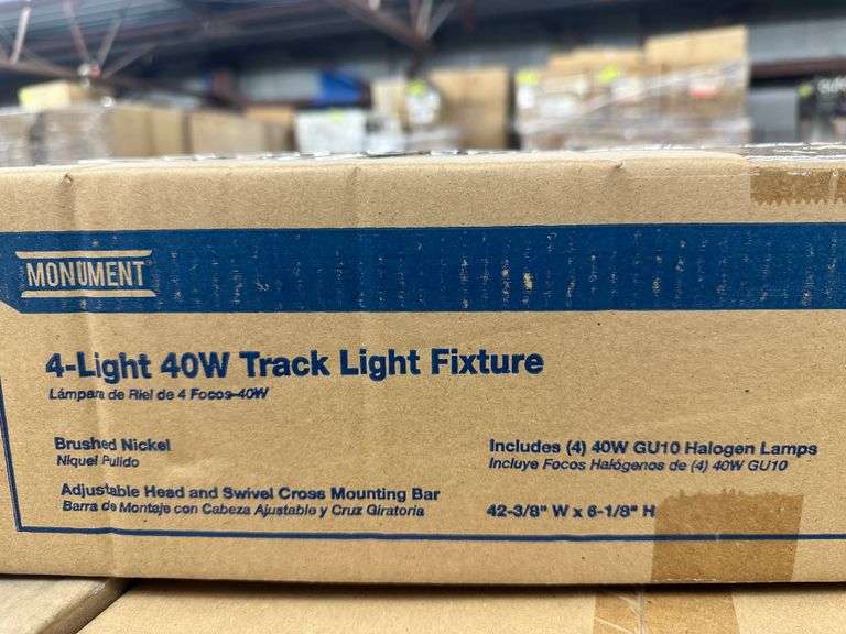 Monument 4 Light 40W Track Light Fixture #3558025 Four In A Box ...