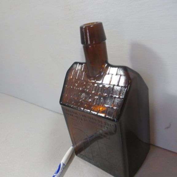 E.G. Booz 1840 Cabin Bottle (Repro?) - Lambrecht Auction, Inc.