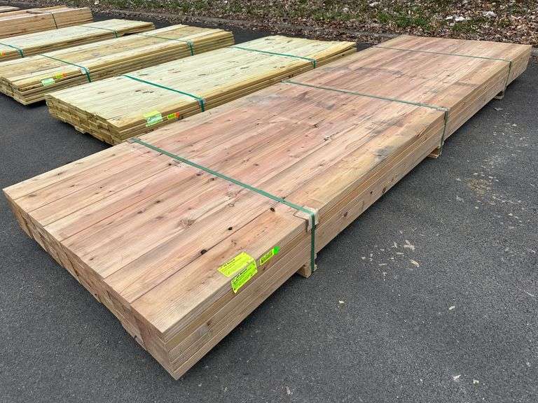 Japanese Cedar Dimensional Lumber 2"x6"x12' - Lambrecht Auction, Inc.
