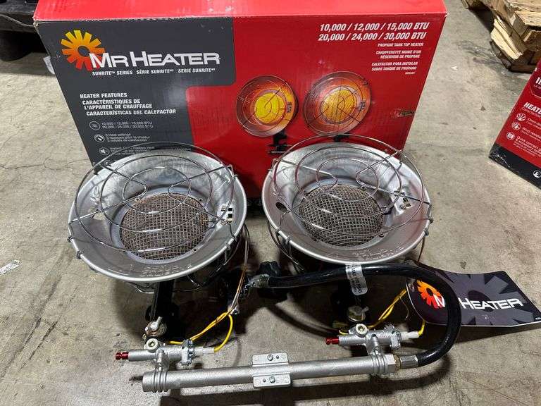 Mr. Heater Propane Tank Top Heater - Model # MHS30T - Used - Lambrecht Auction, Inc.