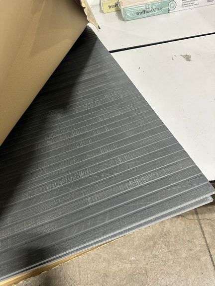 Montgomery Ribbon Black 24 in. x 48 in. Matte Porcelain Floor And Wall ...