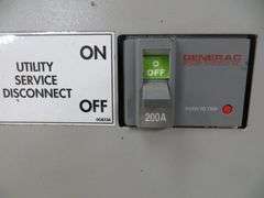 Generac Service Panel - Lambrecht Auction, Inc.