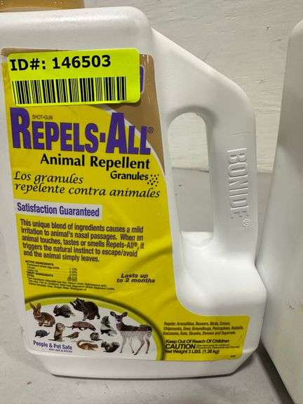 2 Bonide Repels All, 3 lbs., Animal Repellent Ready-To-Use Granules For ...