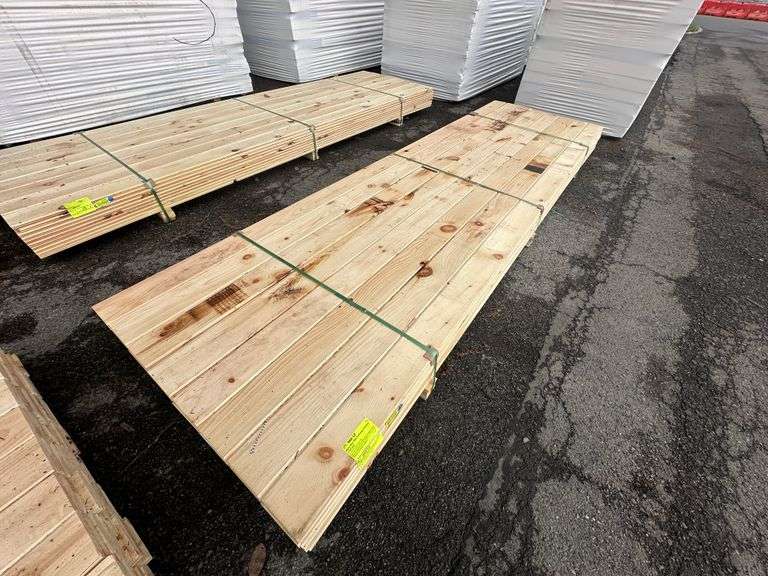 White Pine T&G Paneling WP4 1"x6"x12' - Lambrecht Auction, Inc.