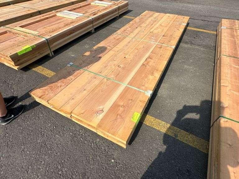 Cedar Dimensional Lumber 2"x12"x12' - Lambrecht Auction, Inc.