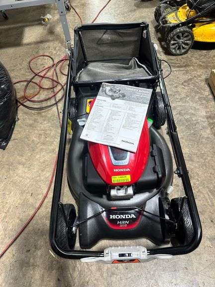 Honda 21 in. 3-in-1 Variable Speed Gas Walk Behind Self-Propelled Lawn Mower with Auto Choke ...