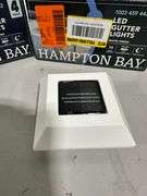 Hampton Bay 10 Lumens Integrated LED White Outdoor Solar Roof Gutter ...