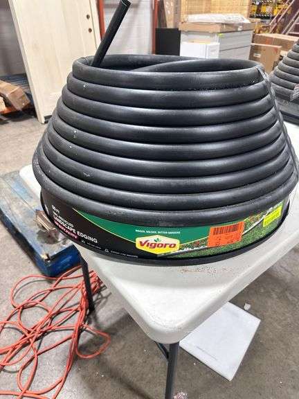 Vigoro 50 ft. Heavy-Duty Plastic Landscape Edging - Lambrecht Auction, Inc.
