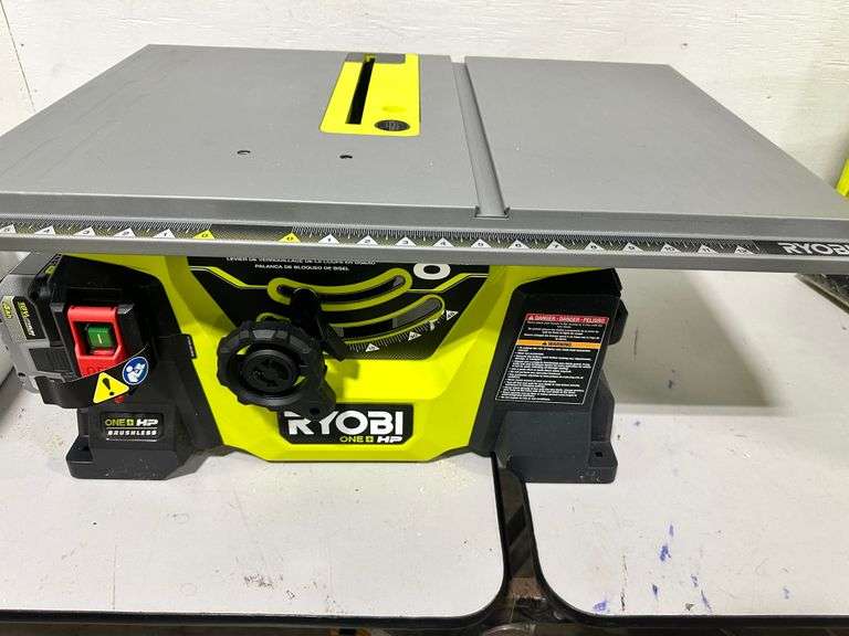 Ryobi ONE+ HP 18V Brushless Cordless 8-1/4 in. Compact Portable Jobsite ...