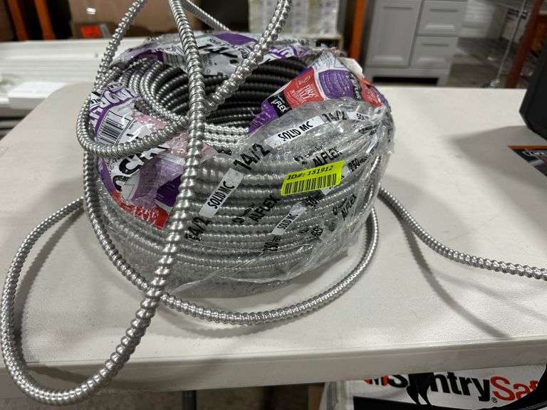 Southwire 14/2 x 250 ft. Solid CU MC (Metal Clad) Armorlite Cable ...