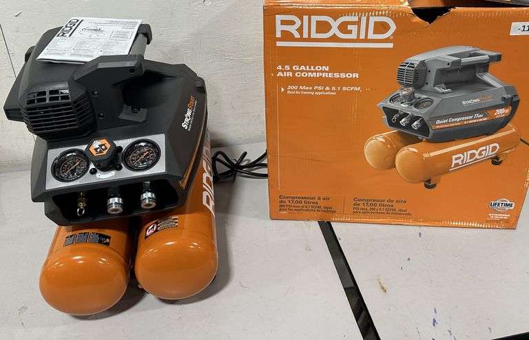 Ridgid 45 Gallon Air Compressor