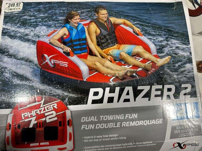 XPS Phazer 2 Two-Person Towable - Lambrecht Auction, Inc.