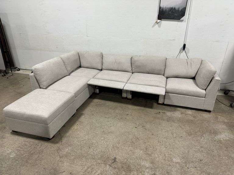 Thomasville Rockford 6-Piece Fabric Modular Sectional - Lambrecht ...