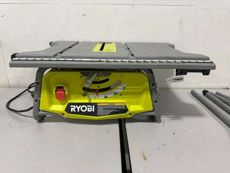 Ryobi 15 Amp 10 in. Expanded Capacity Portable Corded Table Saw With ...