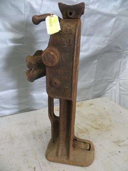 Simplex 85A 5 Ton Jack - Lambrecht Auction, Inc.