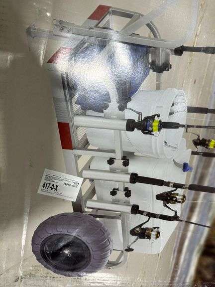 Offshore Angler Deluxe Beach Cart - Lambrecht Auction, Inc.