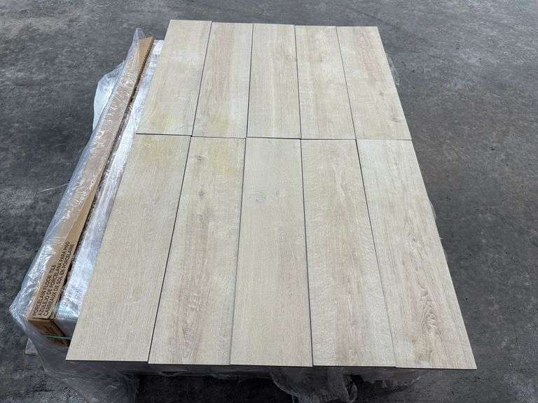 Natural Porcelain Tile 6"x24" - Lambrecht Auction, Inc.