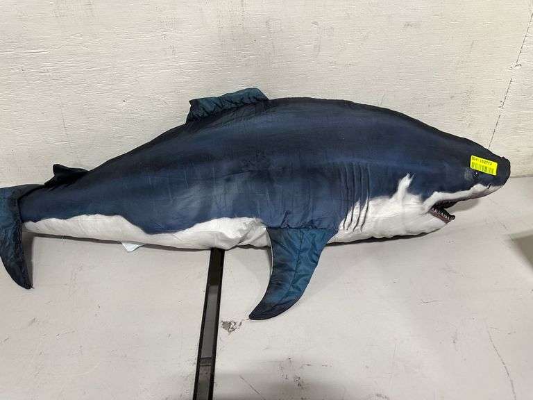 Bass Pro Shops Giant Stuffed Shark For Kids - Lambrecht Auction, Inc.
