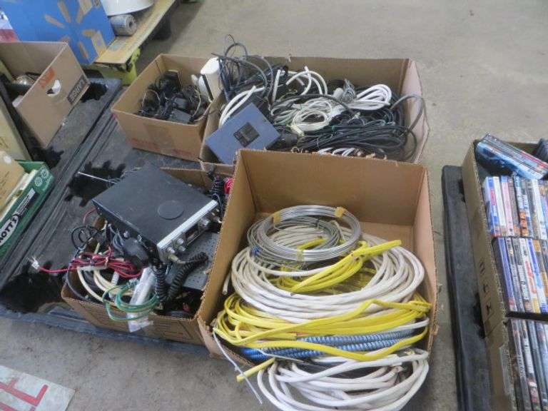 Assorted Wire, Electrical Cords, CB, etc. - Lambrecht Auction, Inc.