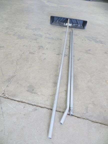 Snow Rake w/ 3 Poles - Lambrecht Auction, Inc.
