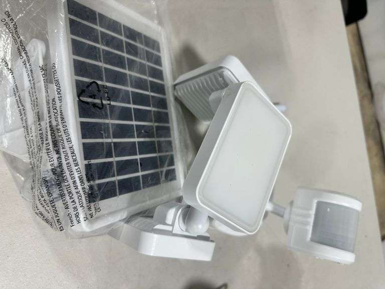 Defiant 180 Degree Integrated LED Motion Sensor Solar Powered White 3 ...