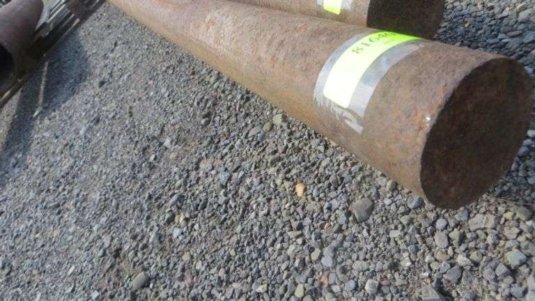 Solid Steel Round Iron Bar 3"x19'10" - Lambrecht Auction, Inc.