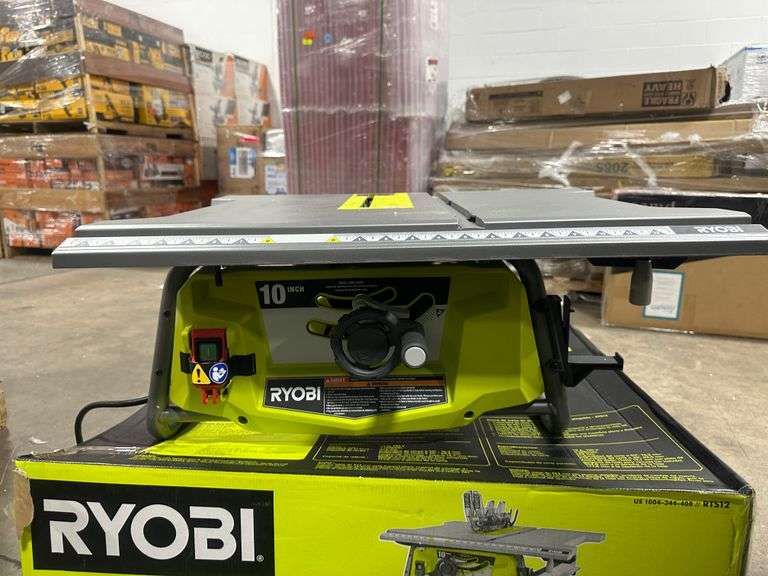 RYOBI 15 Amp 10 in. Compact Portable Corded Jobsite Table Saw With ...