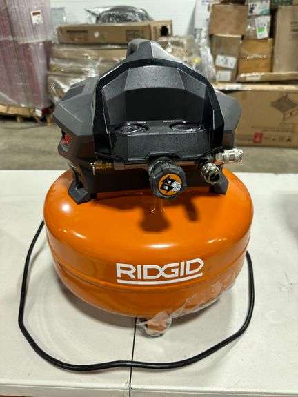 RIDGID 6 Gal. Portable Electric Pancake Air Compressor - Lambrecht ...