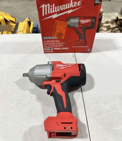 Milwaukee M18 18-Volt Lithium-Ion Brushless 1/2 in. High Torque Impact ...