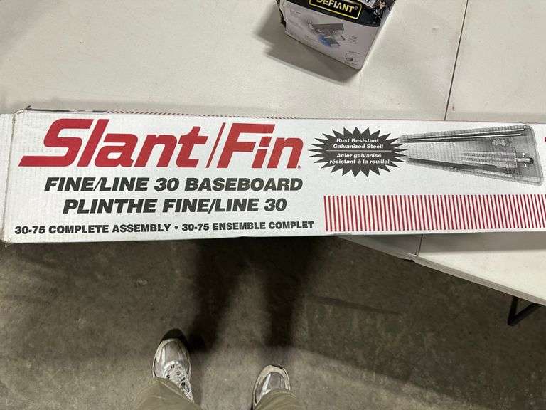 Slant/Fin Fine/Line 30 8 ft. Hot Water Baseboard Heater Fully Assembled ...