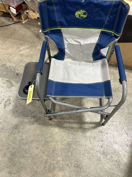 Bass Pro Shops Director Chair with Side Table - Lambrecht Auction, Inc.