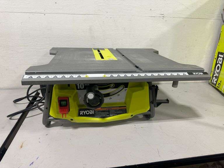 RYOBI 15 Amp 10 in. Compact Portable Corded Jobsite Table Saw With ...
