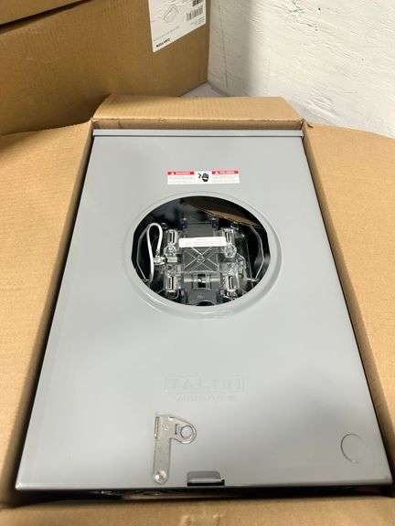 Ringless Type Meter Socket 200 A Continuous Service - Lambrecht Auction ...