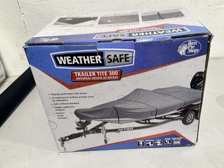 Weather Safe Trailer Tite 300 Boat Cover - Size B - Used - Lambrecht ...