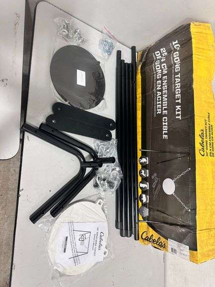 RangeMaxx Rifle Gong Target With Stand - Lambrecht Auction, Inc.