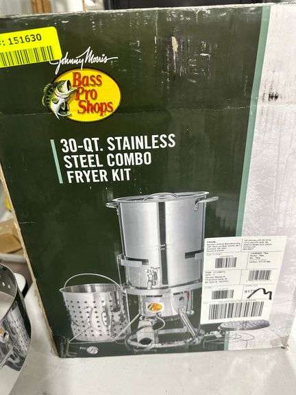 Bass Pro Shops Stainless Steel 3 In 1 Combo Cooker - Lambrecht Auction ...