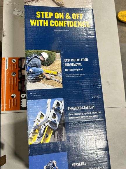 Werner Walk Thru Ladder Extension Safety Accessory for Type II, I, IA ...